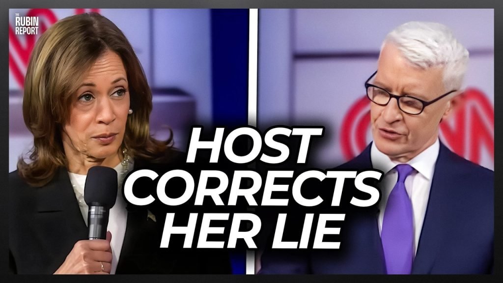 Watch Kamala Harris Get Angry as CNN Host Calmly Corrects Her Lie ...